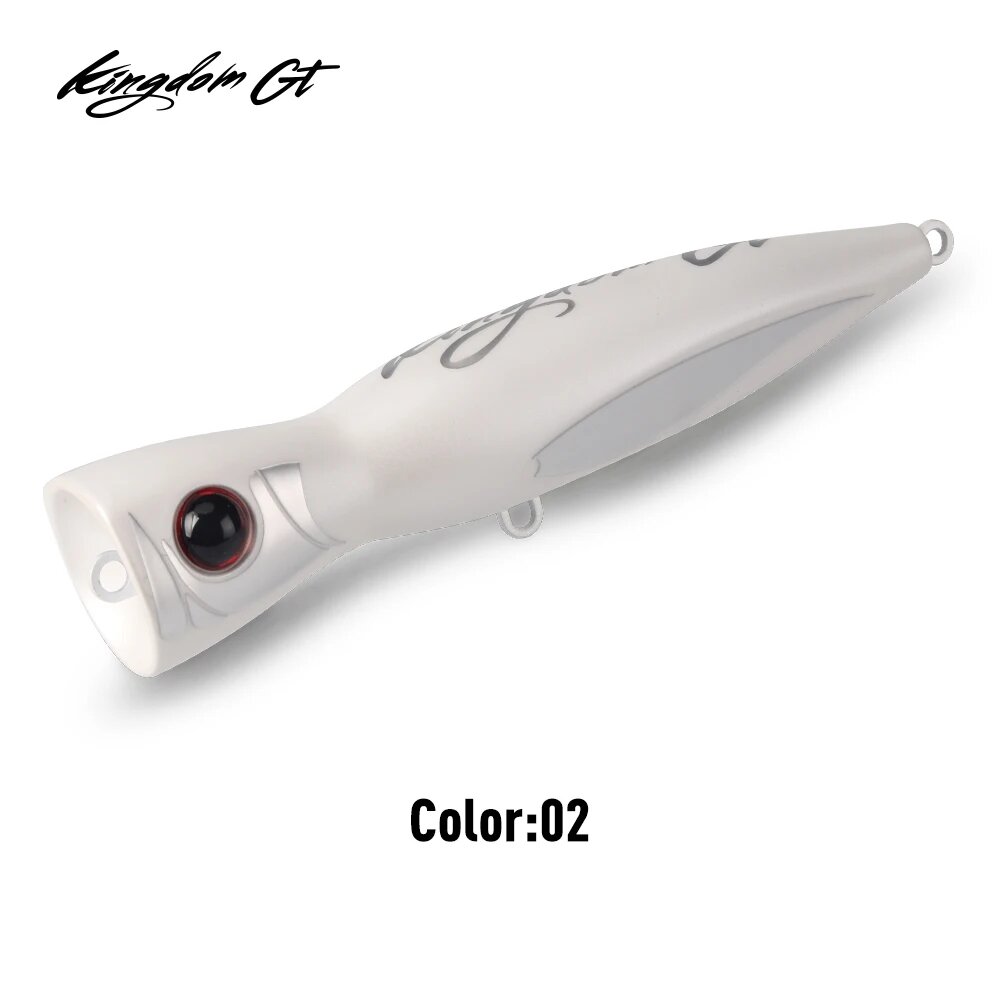 Приманка KINGDOM GT Поппер Белый 180mm 85g, Color: 4562-02