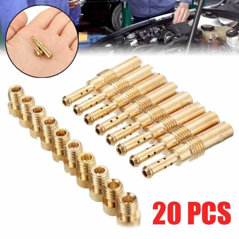 1 комплект из 20 шт, аксессуары для основного и вспомогательного измерительного отверстия сопла карбюратора PWK PE CVK