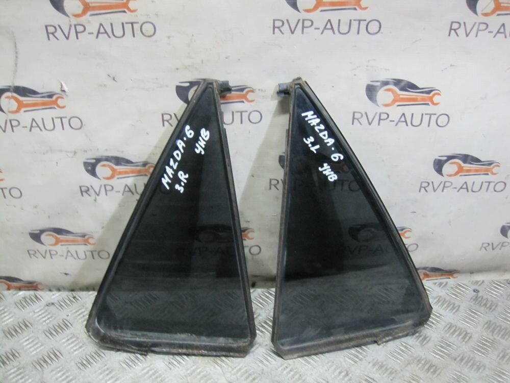 Стекло двери заднее форточка Mazda 6 GG 2002-2008 G21B72661B