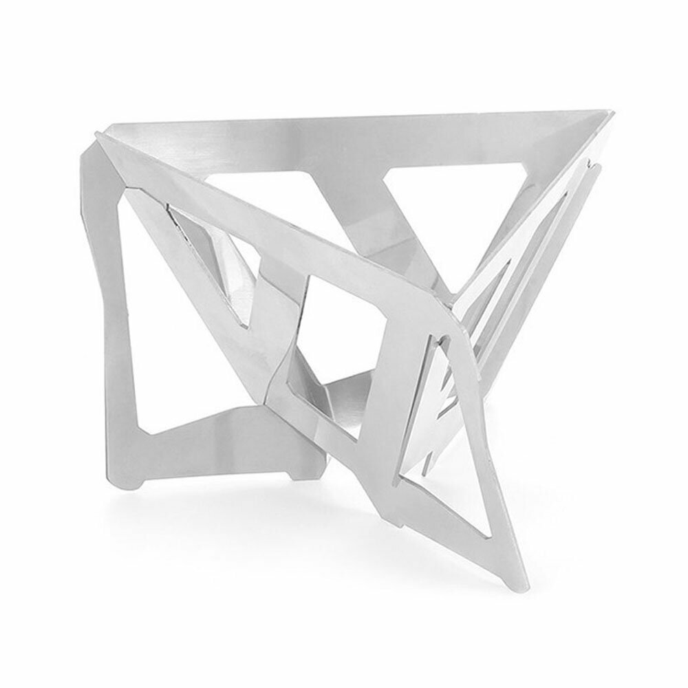 Красить Coffee Drip портативный для откры-air кемпинг нержавеющий сталь Coffee Dripper Filter для кемпинг поход туризм, материал: нержавеющий сталь, цвет: серебристый, толщина: 0.8мм, размер изделия: 105*70*90мм, вес изделия: 70г, размер упаковки: