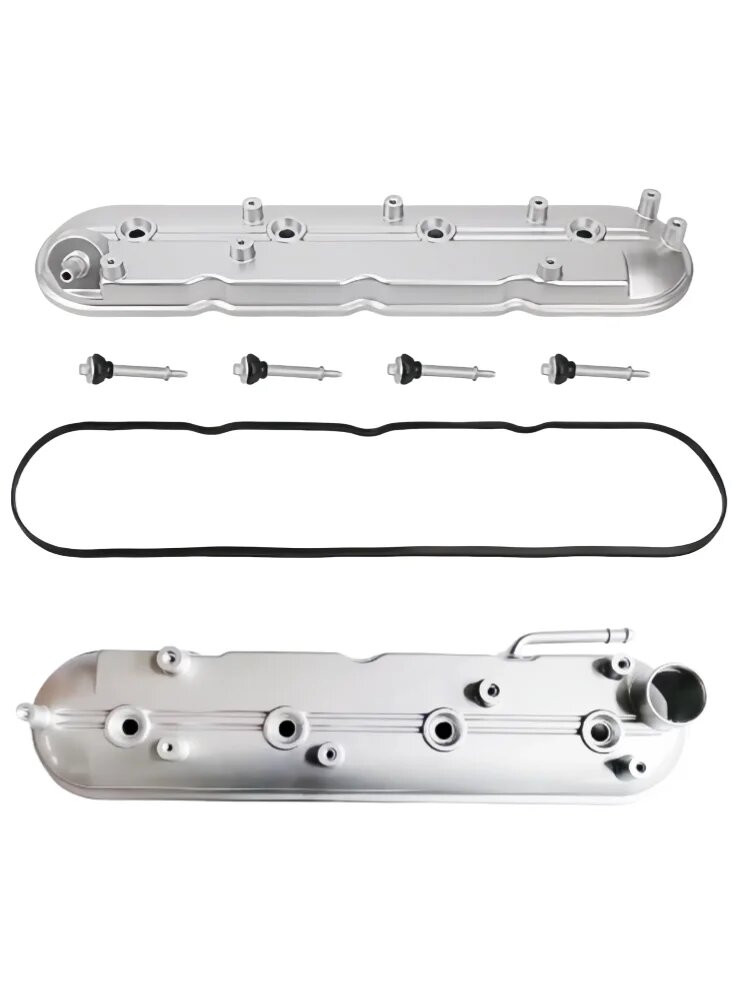 Крышка клапана двигателя слева и справа для Chevy Silverado Suburban GMC Hummer Sierra Yukon Cadillac 4,8 5,3 6,0 6,2 л 12642655 12637684 Лавандовый