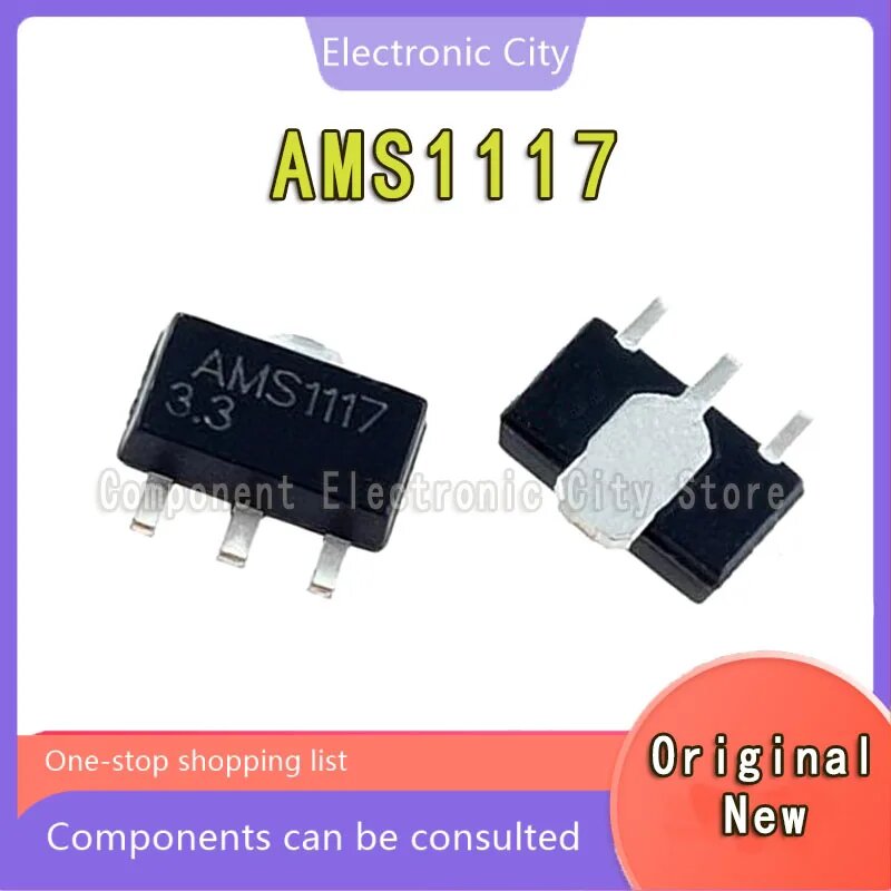 AMS1117-5.0 STK17 CJA1117B SOT89 10 шт.