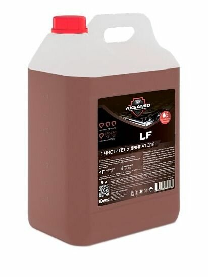 Очиститель двигателя АиС LF, концентрат, для легкового и коммерческого транспорта, 5л