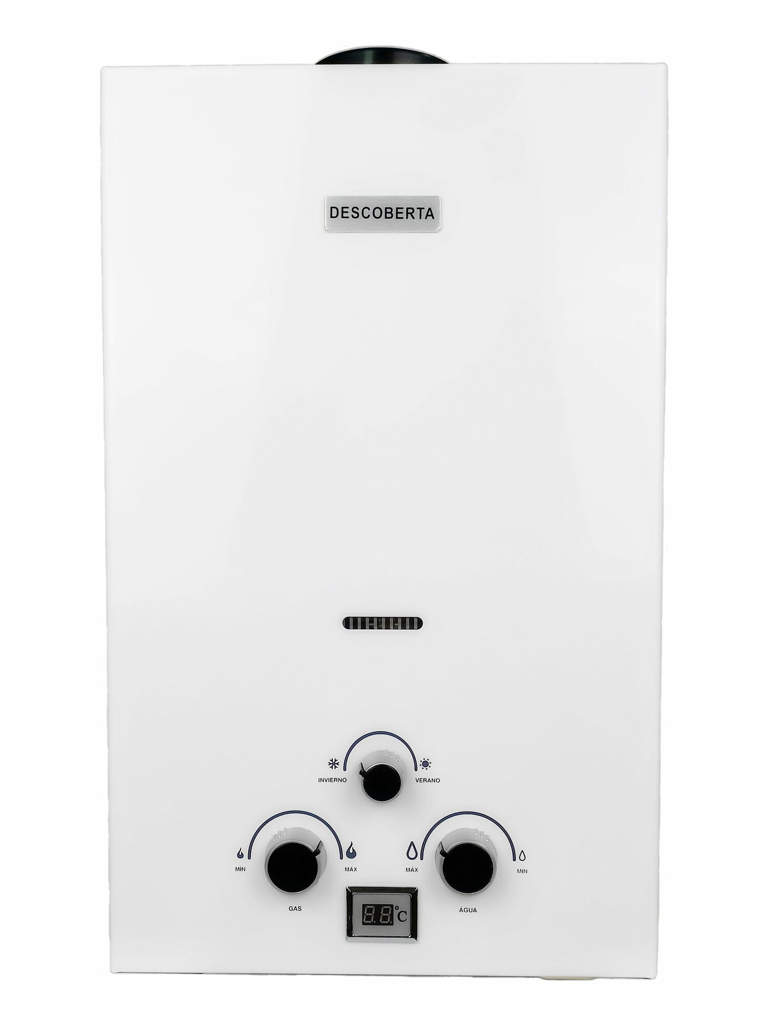 Газовая колонка Descoberta белая, бескислородная медь JSD20-CK10 A