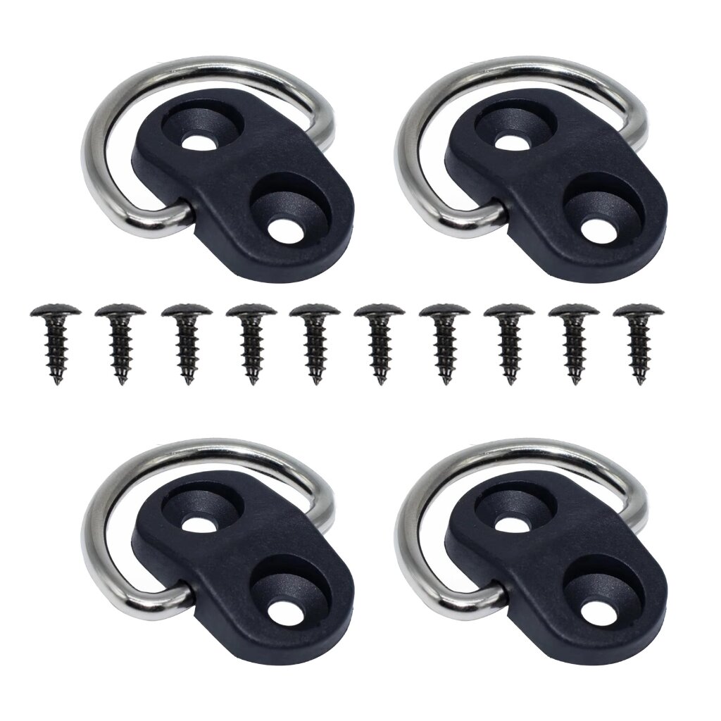 D-образные Кольца для Прицепов, Фиксирующие Грузовую Сетку, Крепежные Кольца Для Прицепа, 55 фунтов Крепежных D-Образных Колец, Анкеры Для Крепления Прицепа