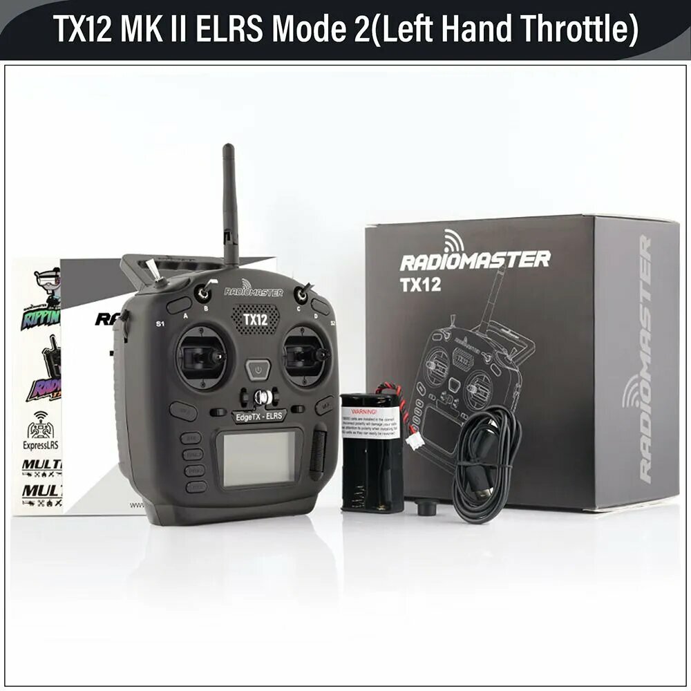 Радиомастер RADIO MASTER TX12 MK II ELRS M2 FCC с карданным подвесом Холла 2,4 ГГц