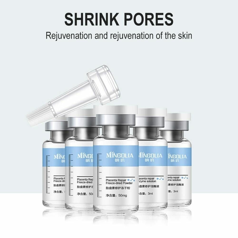 Сублимированная пудра из плаценты для ухода за кожей сужает поры и осветляет тон кожи.