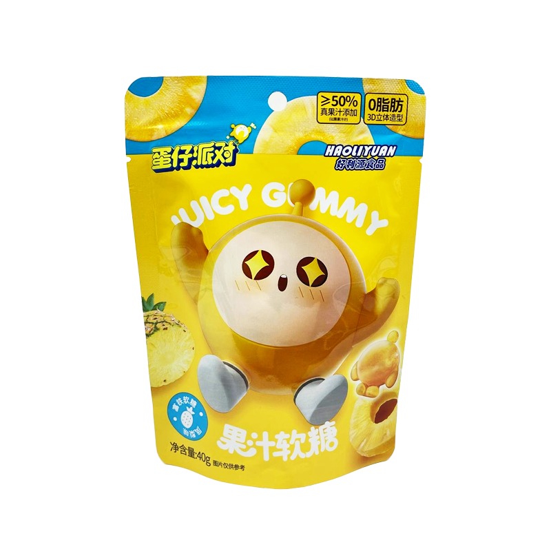Мягкая конфета HaoLiYang со вкусом ананаса обогащённая железом 40 г, Китай