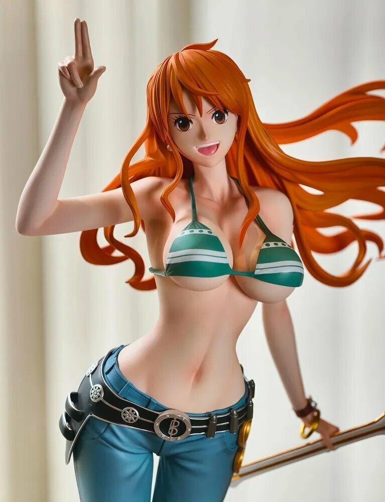 Nami One Piece Anime Периферийное устройство ручной работы GK Tide для украшения игрового стола-22 см