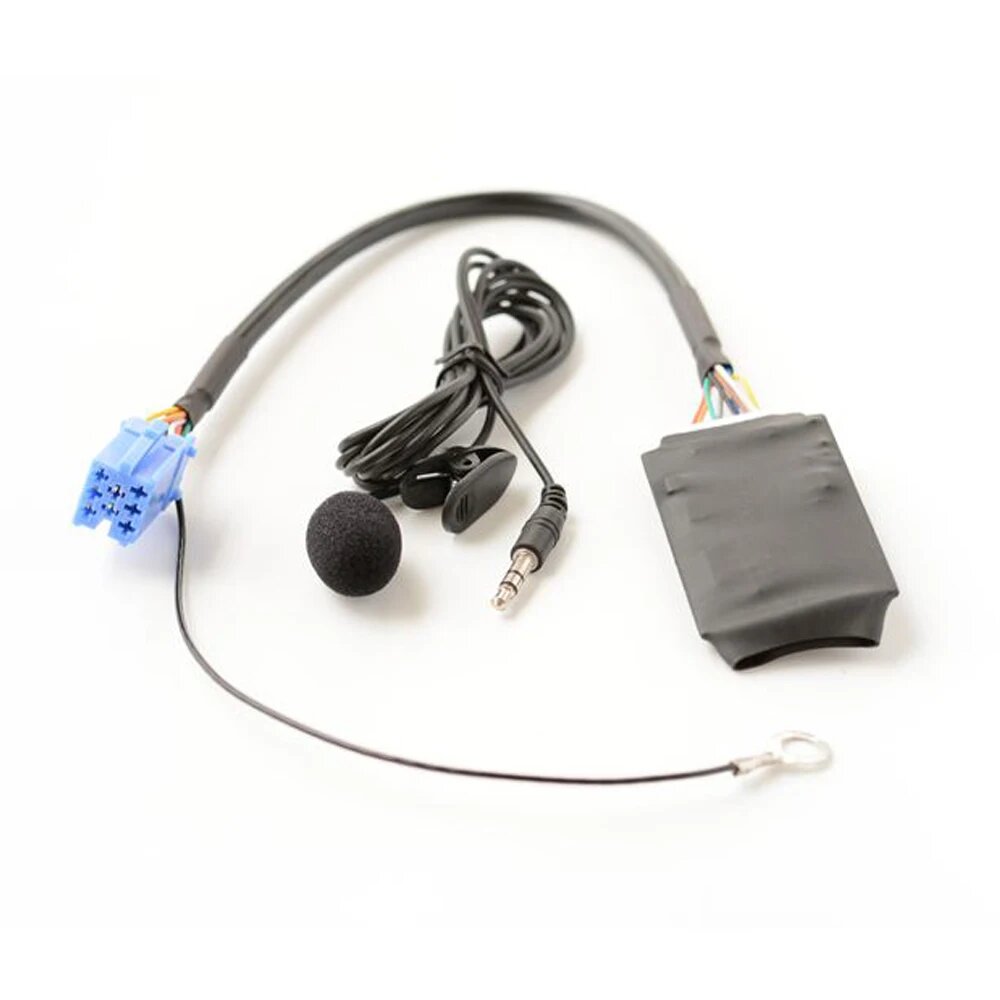 Автомобильный микрофон Bluetooth 5,0 AUX Handsfree 8-контактный адаптер A2DP Музыкальный аудиокабель для Audi A3 8L 8P A4 A6 4B A8 для VW B5 B6 B7