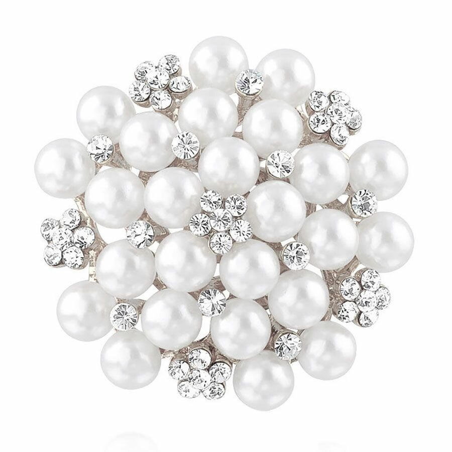 Брошь, стразы