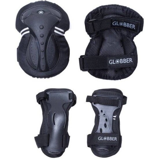 Комплект защиты Globber Protective Adult Set Black M ( 50KG+ ), черный