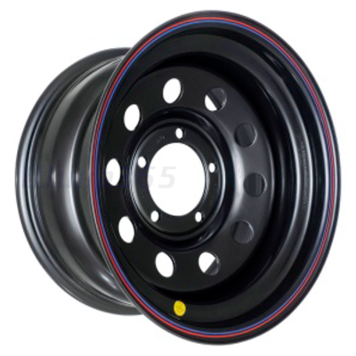 Штампованный колесный диск Off-Road Wheels УАЗ 8x16/5x139,7 ET-3 D110 Черный