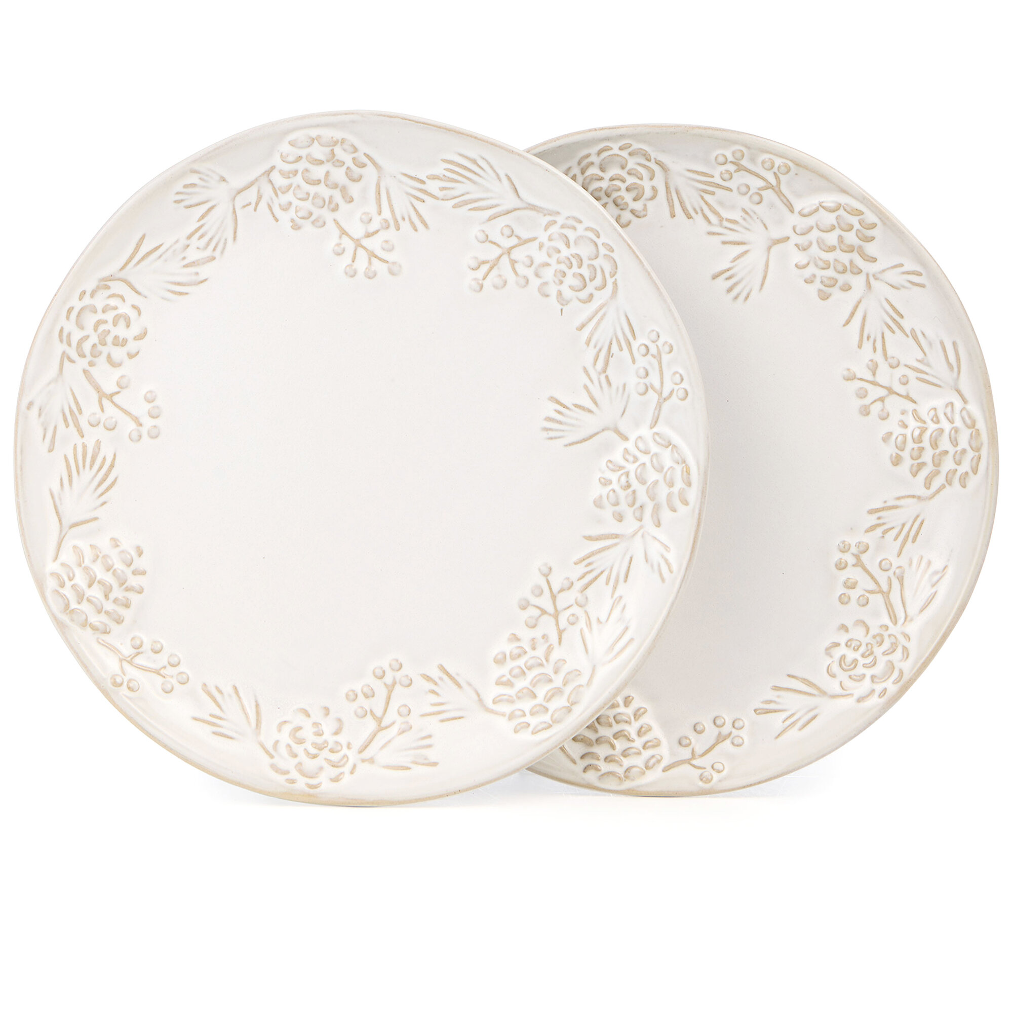 Набор тарелок закусочных коллекция pine cones, 2 шт. / 20,7*2,5 см KSG-230-517