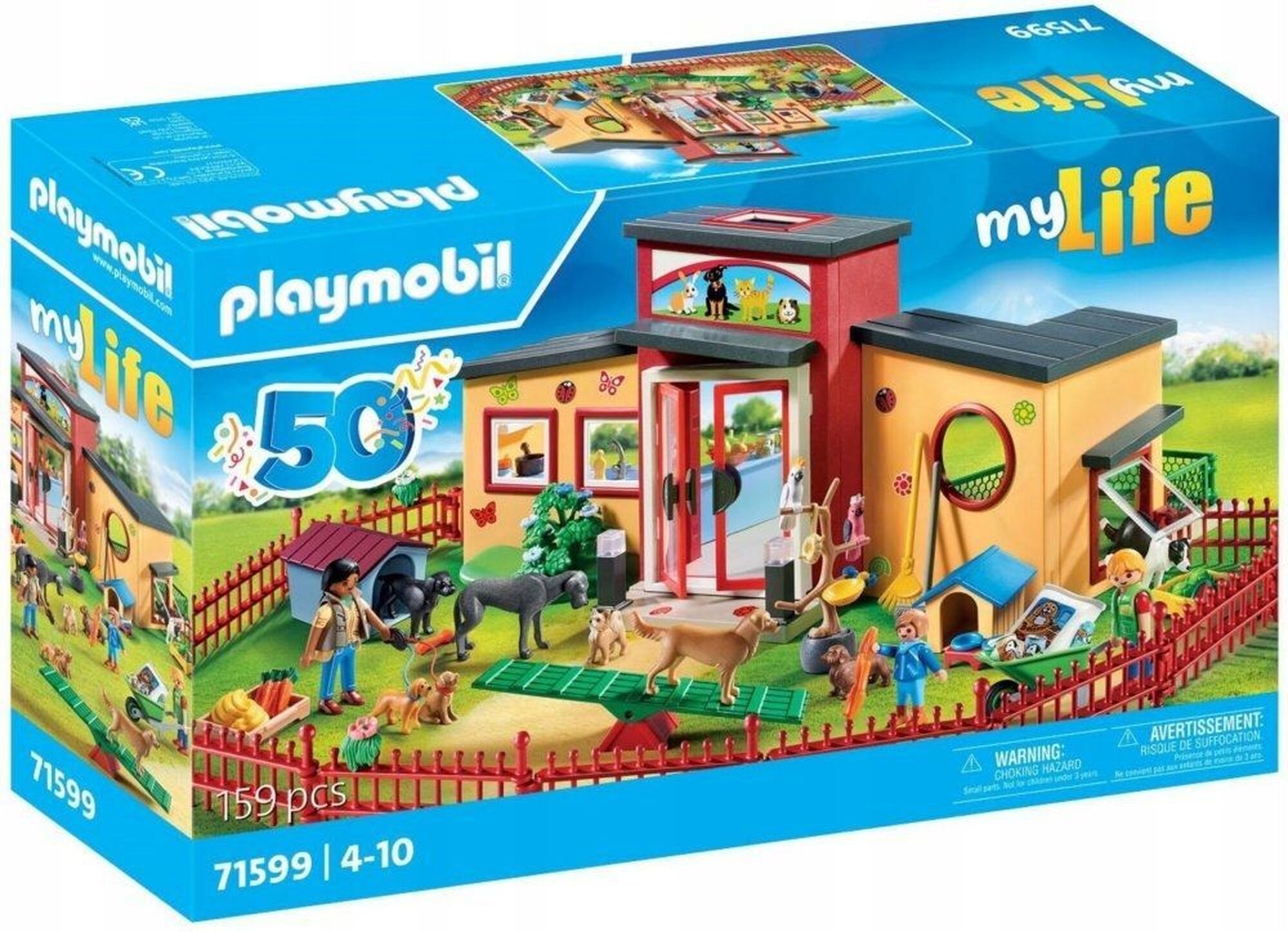 Конструктор Playmobil My Life - Отель для животных Лапка - Плеймобиль 71599