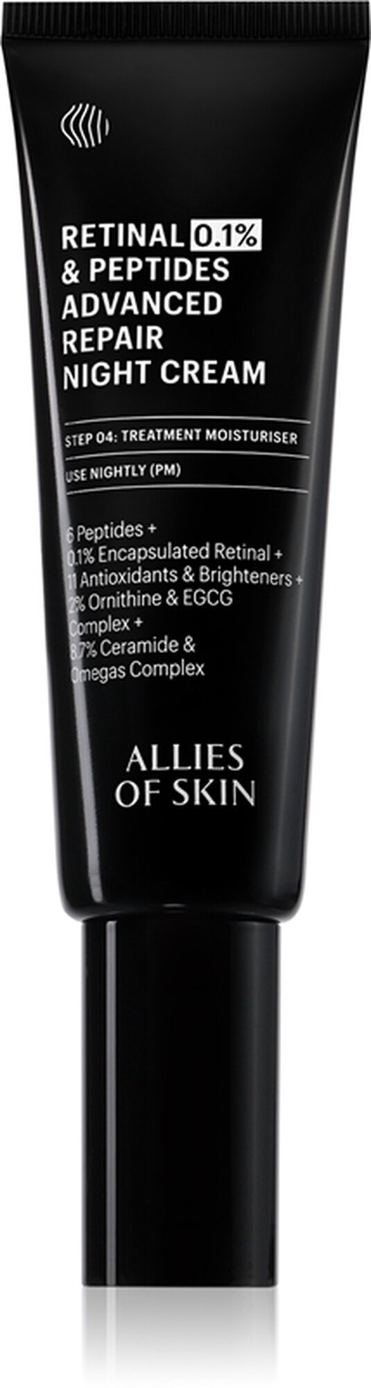 Allies of Skin Восстанавливающий ночной крем 0.1% Retinal & Peptides Advanced Repair Night Cream,48 мл