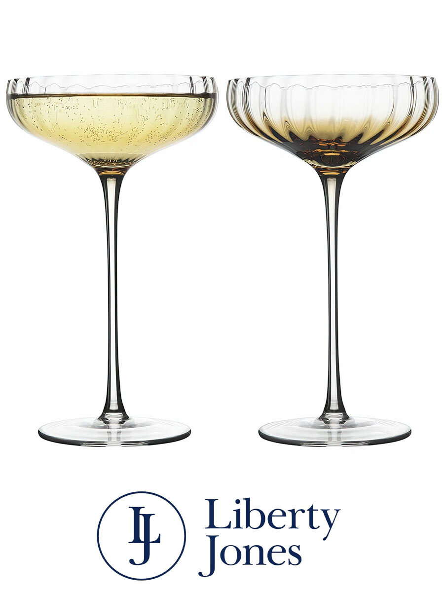 Набор креманок Liberty Jones Gemma Amber 255 мл, 2 шт, выдувное стекло