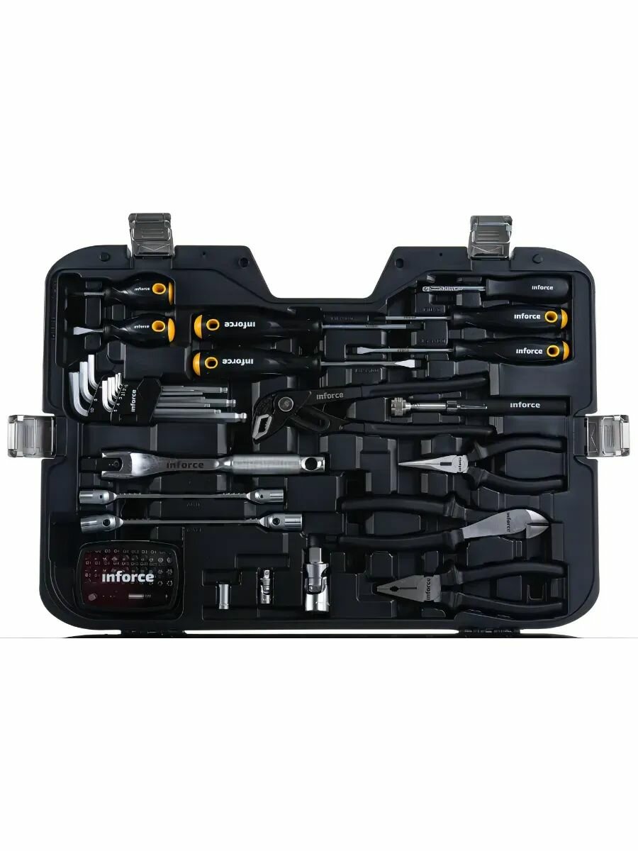 Набор инструментов Inforce 136 предметов 1/2 и 1/4, Проф