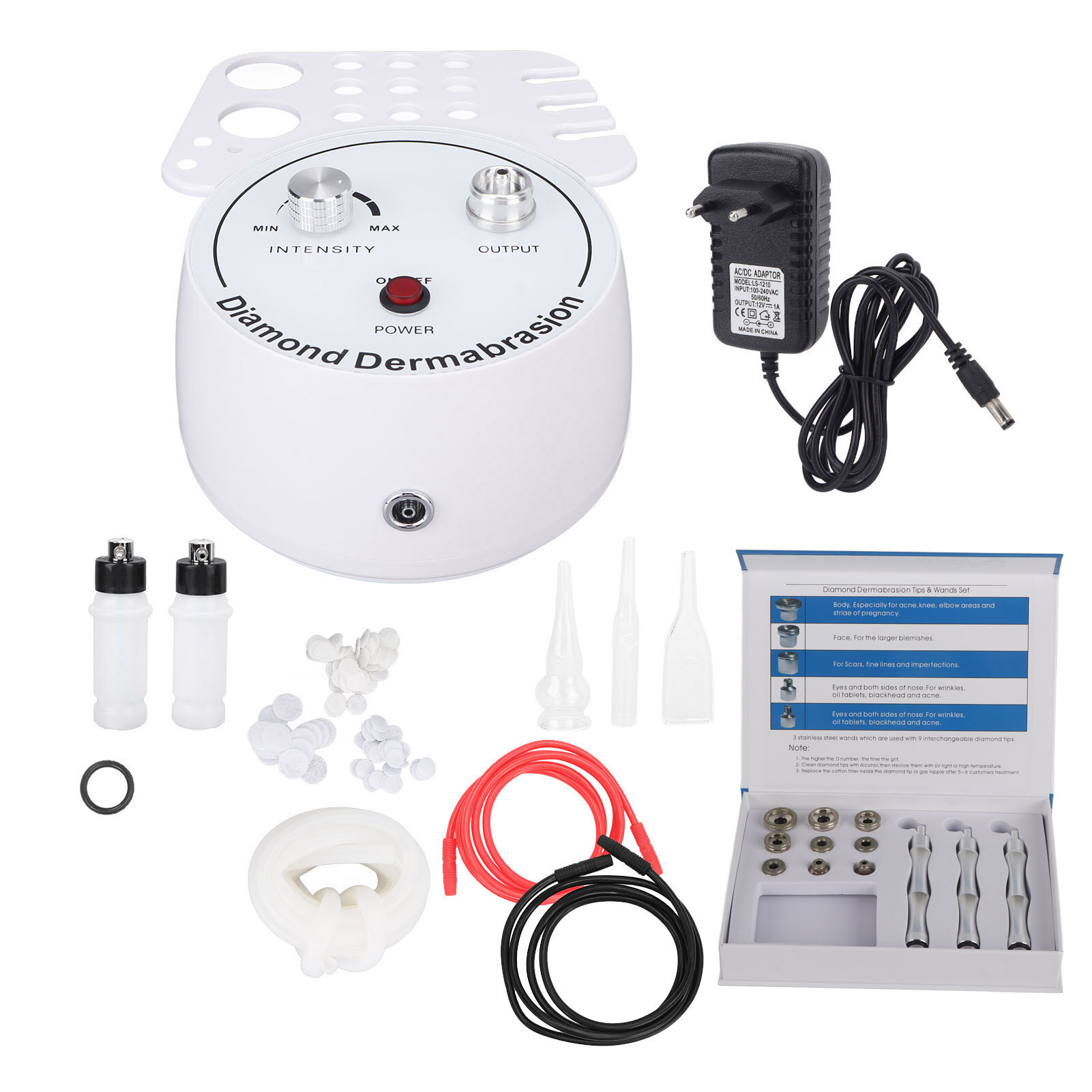 Micro Dermabrasion Machine 3 в 1 вакуумная укрепление кожи снижение морщин дермабразивная машина по уходу за кожей 100–240 В.