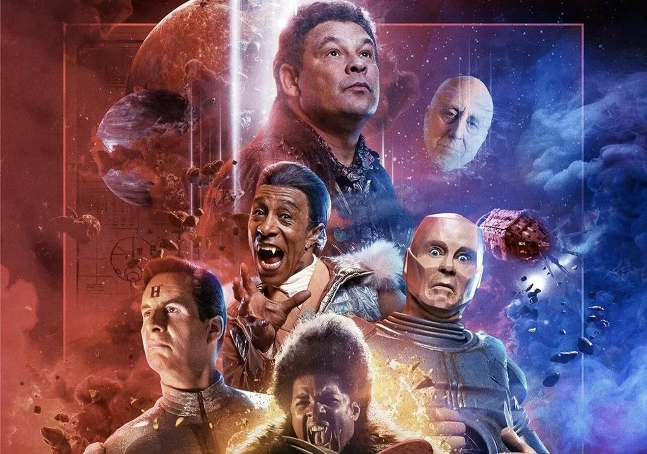 Плакат, постер Красный карлик сериал Red Dwarf на бумаге, размер 21х30см
