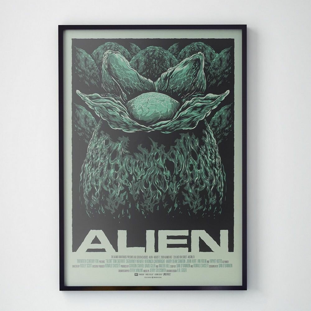Плакат, постер Чужой (Alien) на бумаге, размер 21х30см
