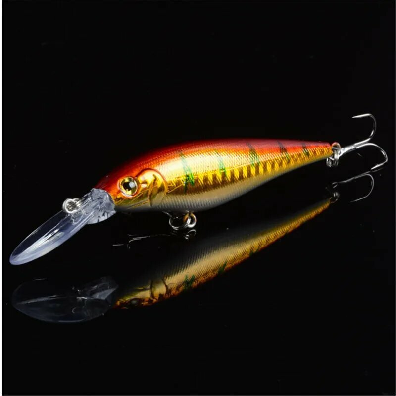 1 шт. 10 цветов на высоком каблуке 11 см/9,5 г глубина 0,5-1,5 M твердая приманка Реалистичная Рыба Гольян воблеры рыболовные приманки, наживки для бас-гитара свежая соленая вода 02