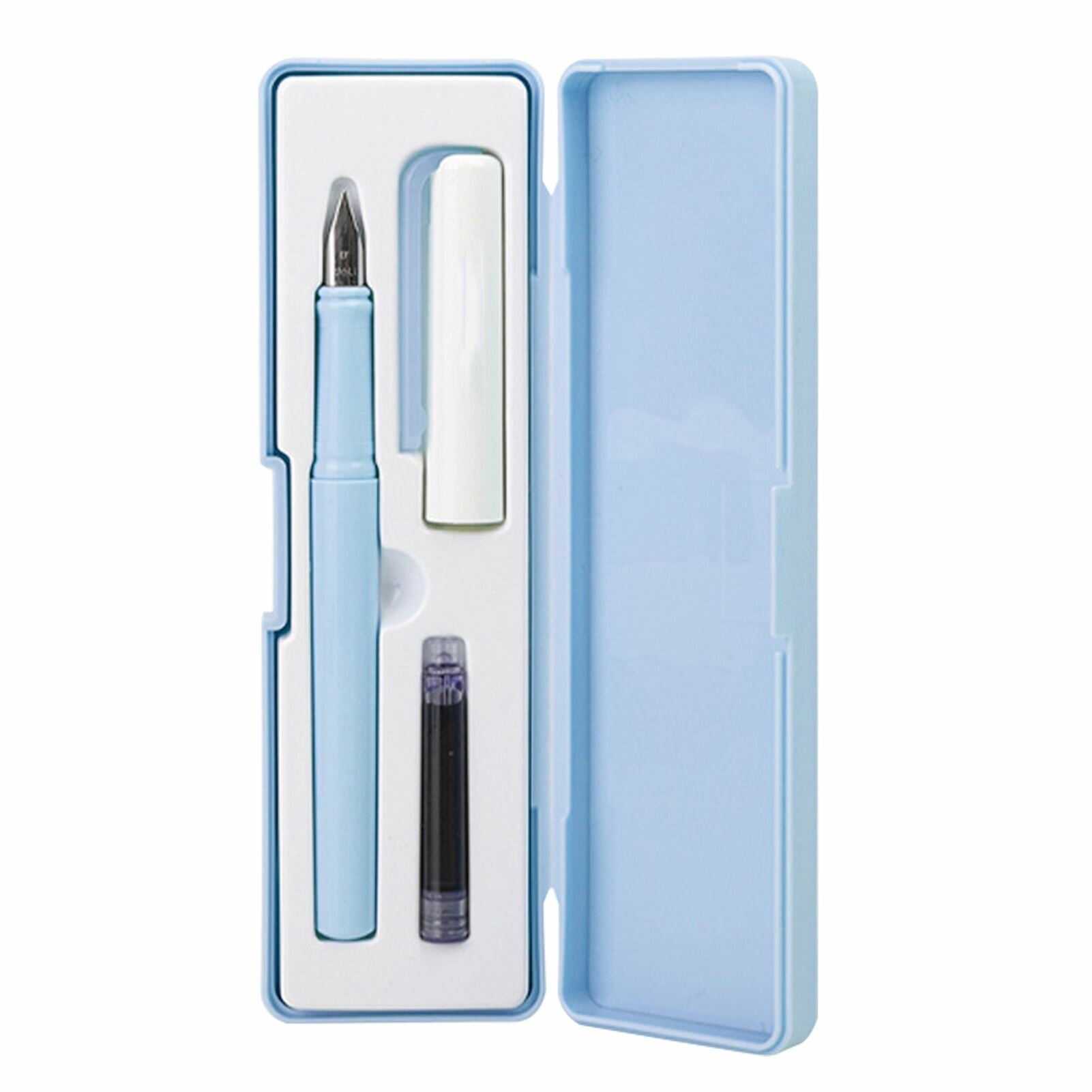 Набор перьевых ручек с чернилами, каллиграфические, синие