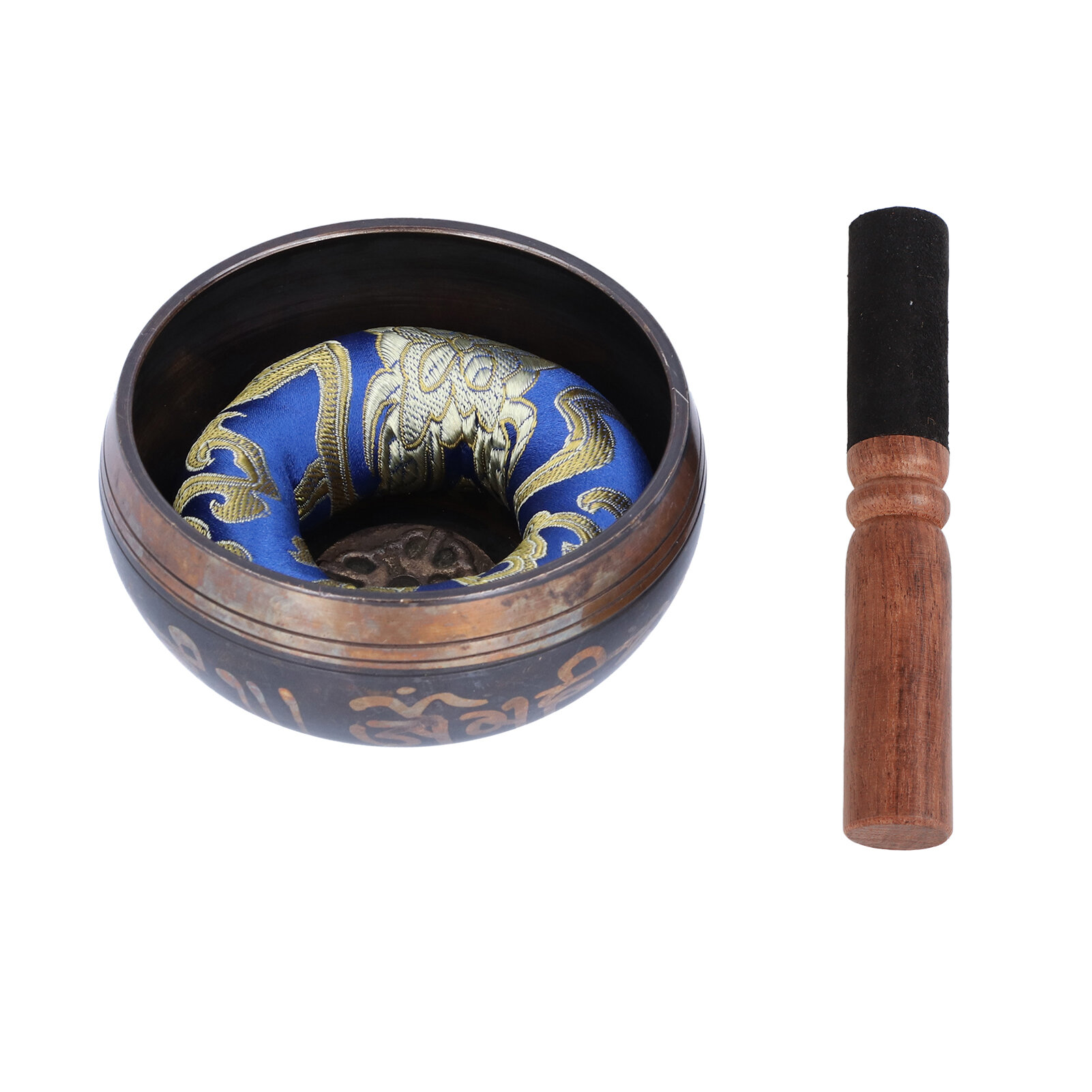 Buddha Sound Bowl Singing Chanting Promote Peace Yoga Chimes Hand‑Made Meditation Supplies Gift
