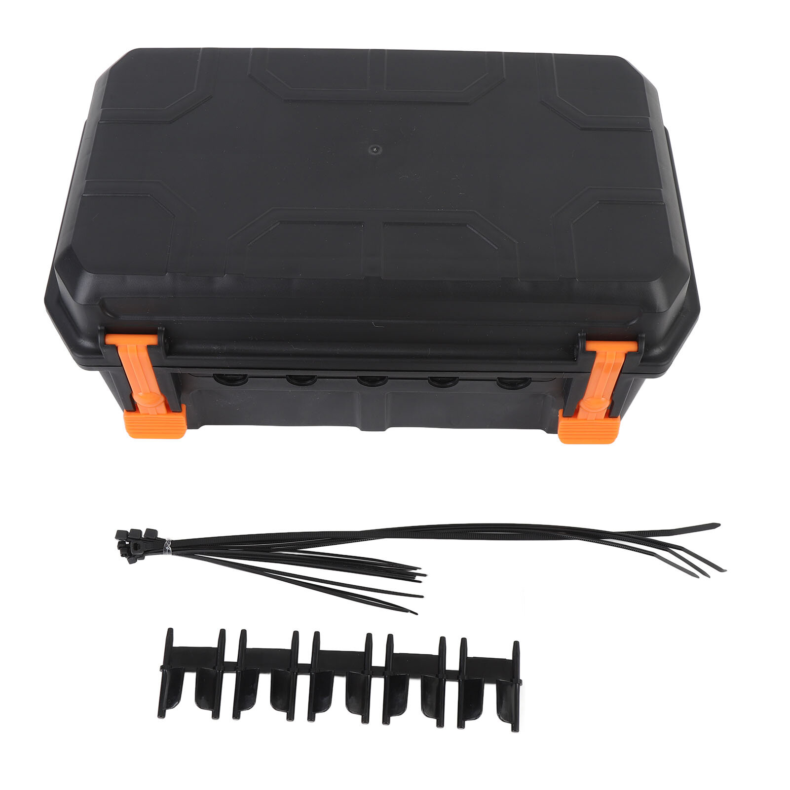 Распределительная коробка для кабеля квадратной формы IP54 водонепроницаемая ABS электрическая распределительная коробка для наружного применения черного цвета