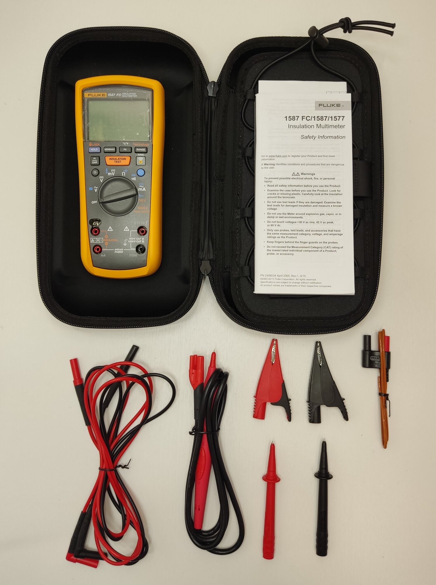 Мультиметр-мегаомметр Fluke 1587 FC с функцией беспроводной связи