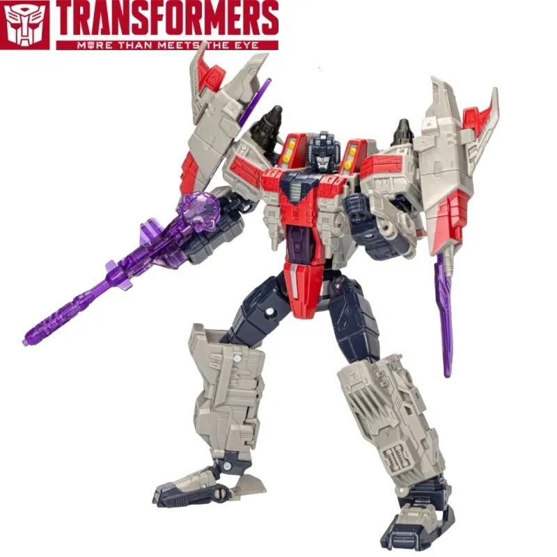Трансформеры игрушки Cybertron Universe Starscream Voyager Class Transformers Legacy United