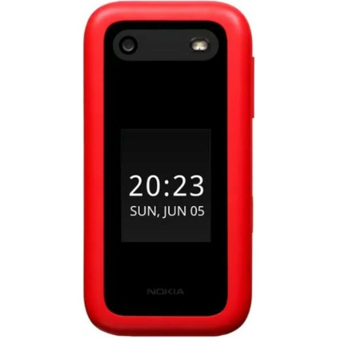 Мобильный телефон Nokia 2660, раскладушка, 2 SIM, FM-радио, красный