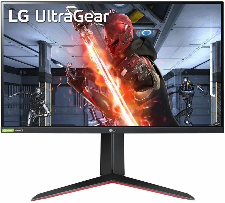 27" Монитор LG 27GN650-B (27gn650-b. aruz) черный - 1920x1080@144 Гц, IPS, 1 мс, 1000 : 1, 350 Кд/м, 178/178, 3.5 мм HDMIх2 DisplayPortх1