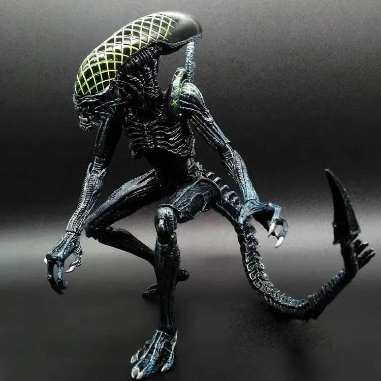 Фигурка NECA Alien Aliens Xenomorph Warrior Blue Predators Riple Фигурка NECA Модель Игрушка в подарок