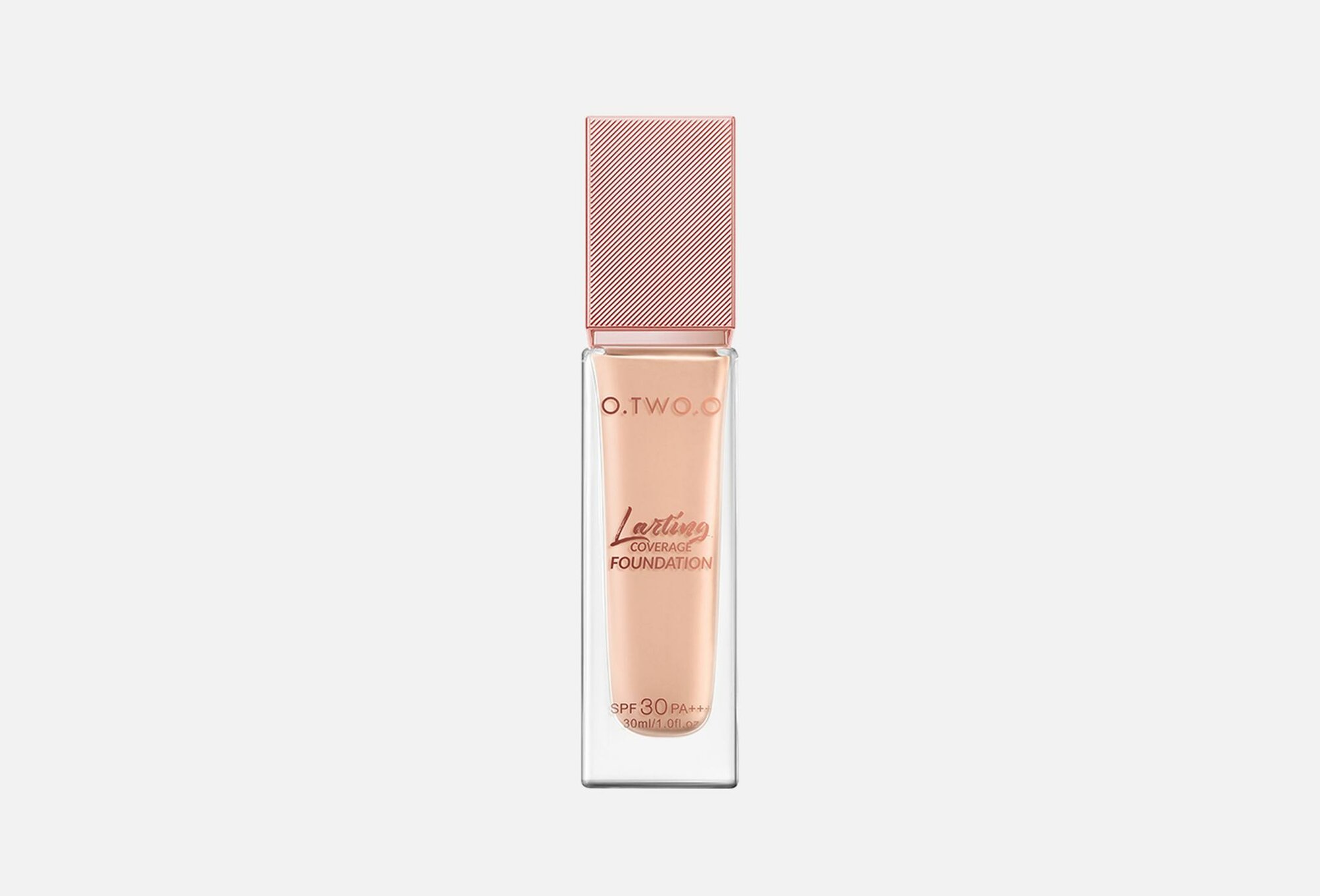 Матирующая тональная основа SPF 30 O.TWO.O Lasting coverage foundation 30 мл 02, Светлый бежевый