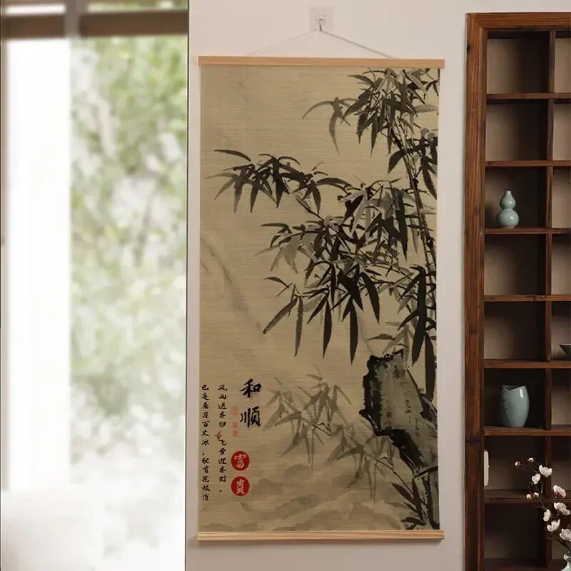 Бамбуковые рольставни Beauty Flying Pigs