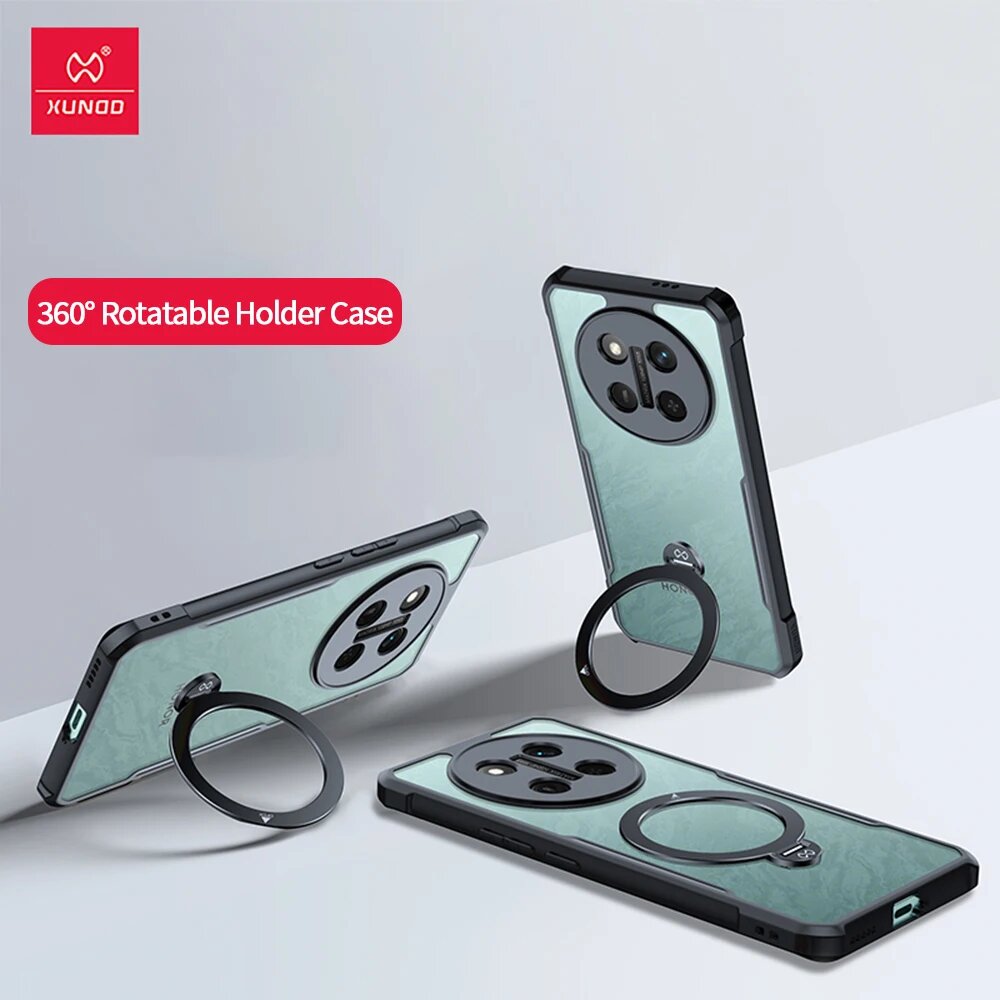 Чехол Xundd для Honor X60 Pro X60, чехол для Honor X9C Samart X9C, противоударный корпус с подушкой безопасности, защита камеры, задняя крышка из ТПУ и акрила, Magnetic Holder Case, TPU and PC, 1 Piece, For X9C Smart