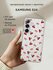 Чехол на Samsung Galaxy S24 / Самсунг S24 с принтом "Вишни и ленточки", прозрачн...