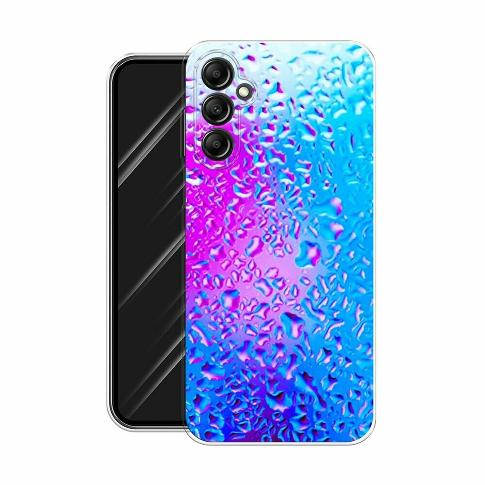 Чехол на Samsung Galaxy A15 / Самсунг А15 с принтом "Капли на стекле" — фото 1