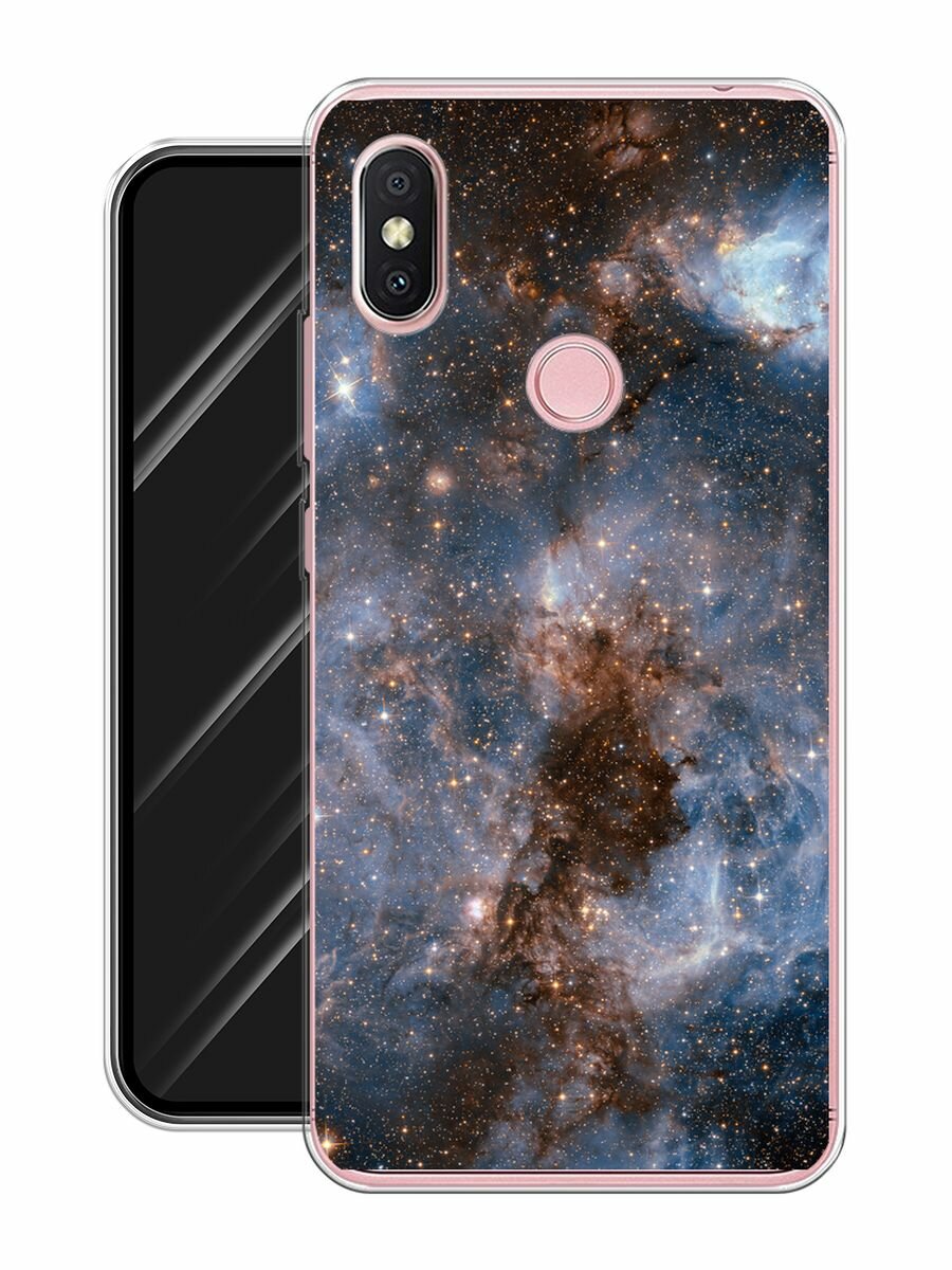 Чехол на Xiaomi Redmi S2 (Redmi Y2) / Сяоми Редми С2 (Редми Y2) с принтом "Туманность 4" — фото 1