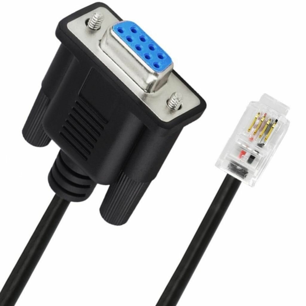 Кабель RS232 9 Pin DB9 Female к RJ9 4P4C для обновления