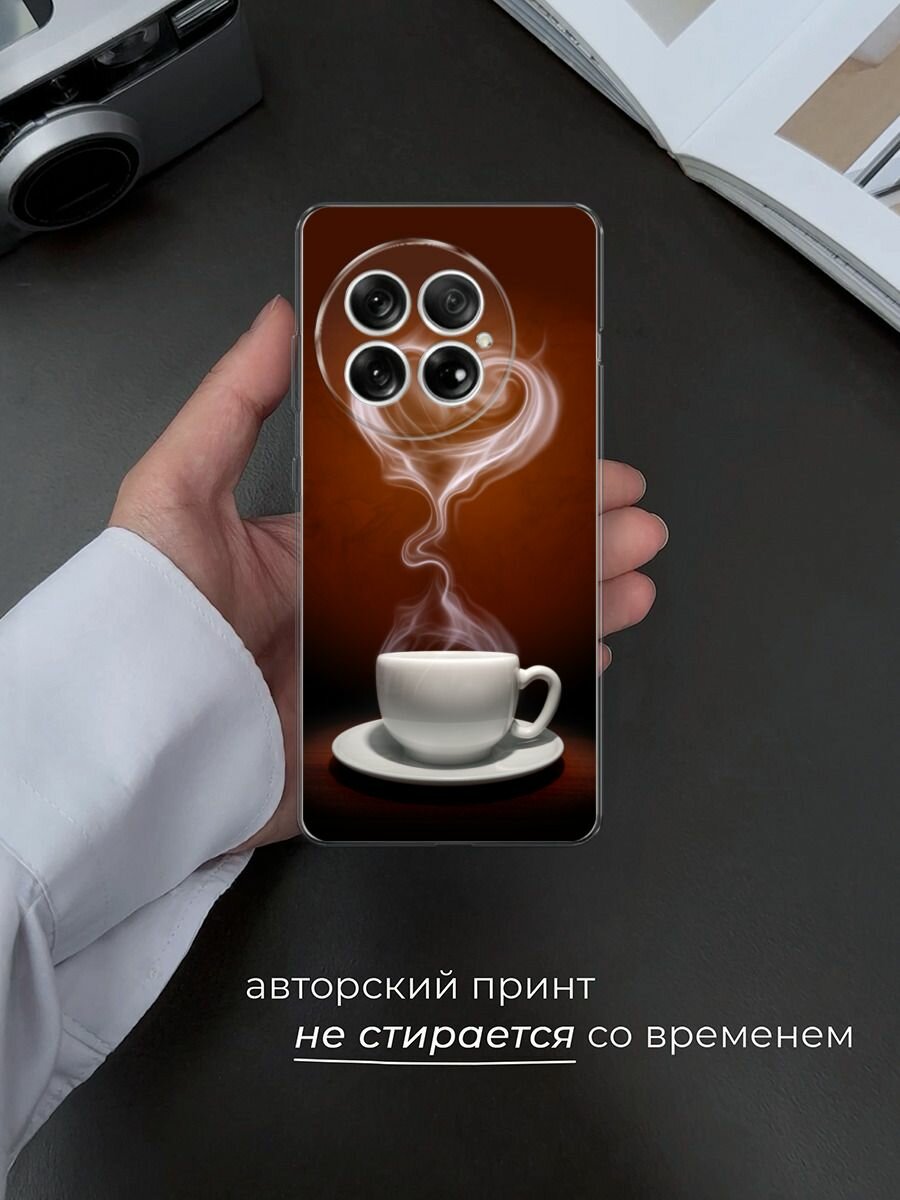 Чехол на OnePlus 13 / Ван Плас 13 с принтом "Кофейная любовь" — фото 1