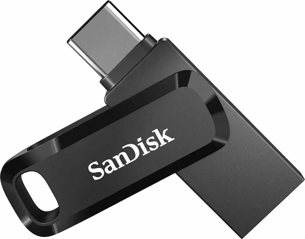SanDisk 256 ГБ Флеш-накопитель Ultra Dual Drive Go (SDDDC3-256G-G46), USB Type-C, черный