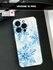 Чехол на Apple iPhone 15 Pro / Айфон 15 Про с принтом "Акварельные снежинки"