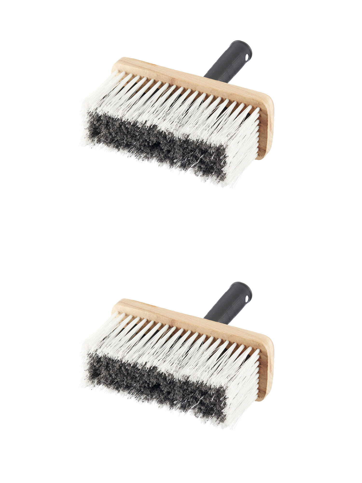 Кисть малярная макловица искусственная щетина пластиковая ручка 170х70 мм для обойного клея и грунтов на водной основе (2 шт.)