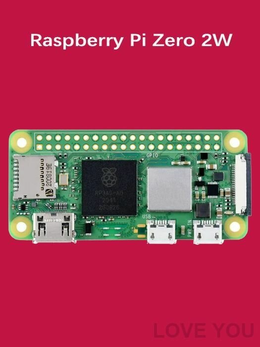 Raspberry Pi Zero 2W с 1 ГГц четырехъядерным процессором ARM, процессором Cortex-A53, WiFi, Bluetooth 4.2 BLE