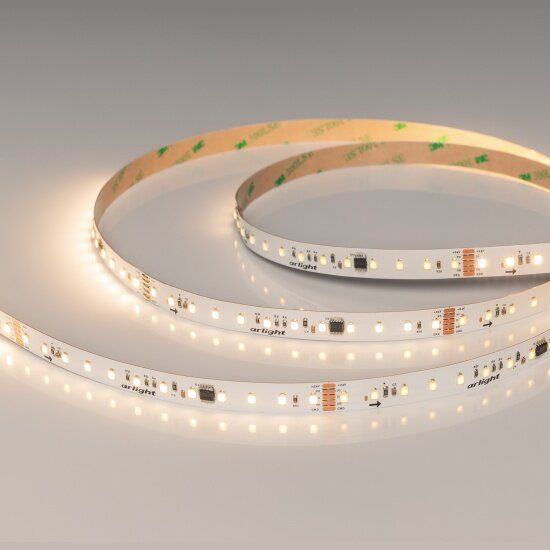 Светодиодная лента Arlight DMX-A96-12mm 24V Warm3000-PX12 (14 W/m, IP20, 5m) (, CRI>90)