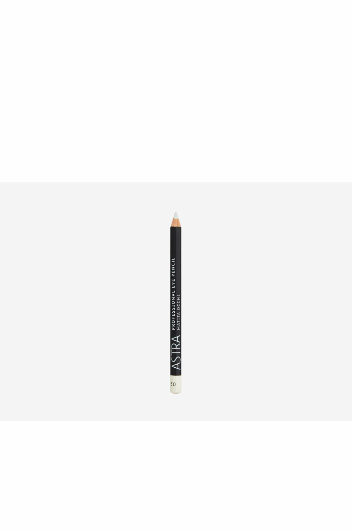 Карандаш для глаз Astra Make-Up Professional Eye Pencil 02, с витамином Е, стойкий, офтальмологически протестирован
