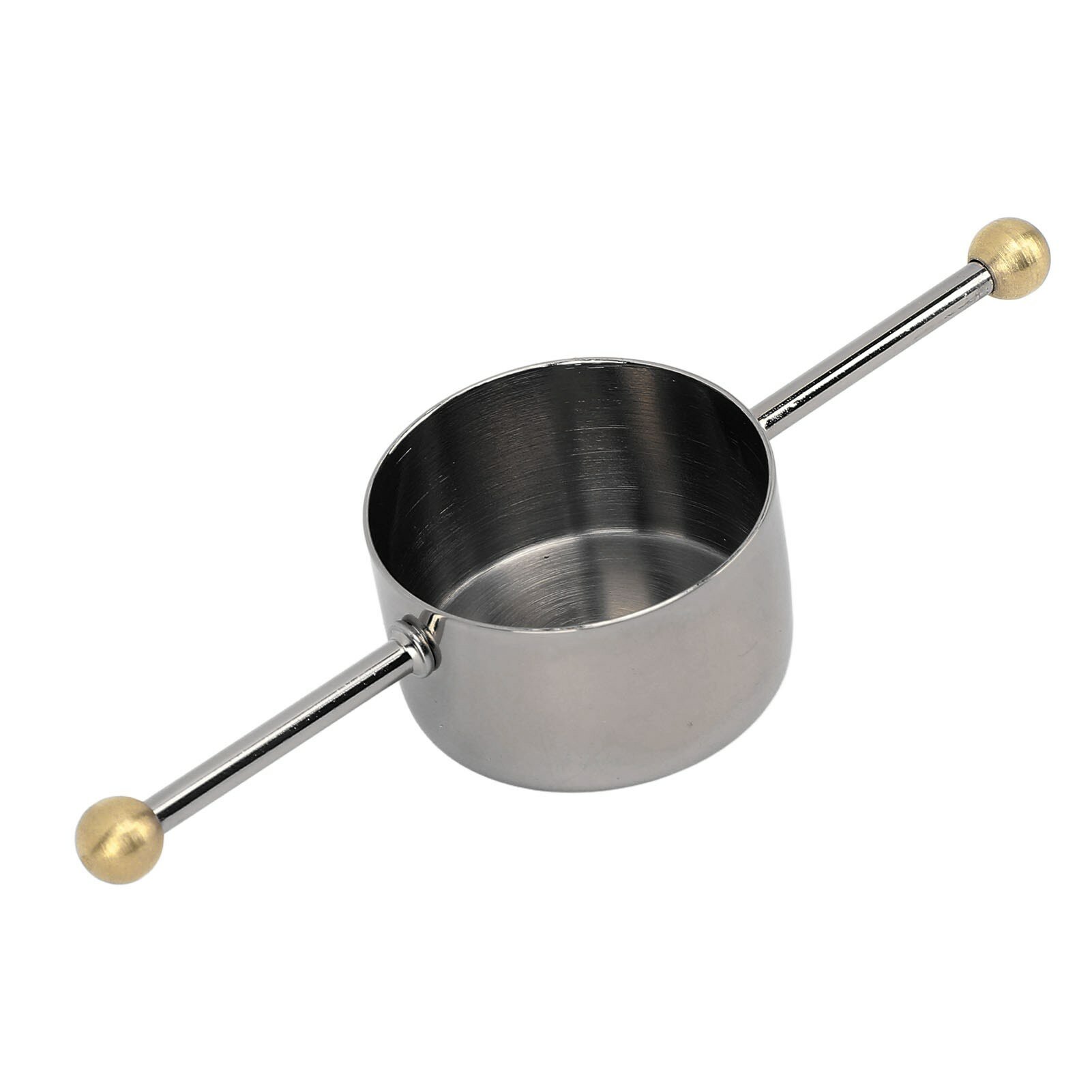 Мерный стакан для бармена, 30 мл, точный контроль, двойной шарик из нержавеющей стали для бара, черное покрытие