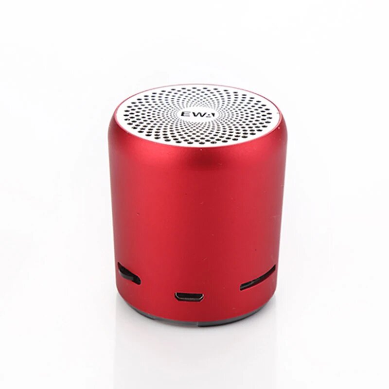 Мини-динамик Bluetooth EWA A107s TWS, улучшающий ударный бас-бумбокс, мощный HD-звук и 8-часовое время воспроизведения, металлический корпус